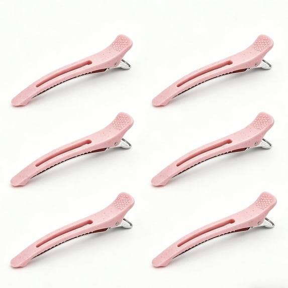 6Pcs Hair Setting Clips , Alligator Hair Clip No-Trace Sectioning Clips ...