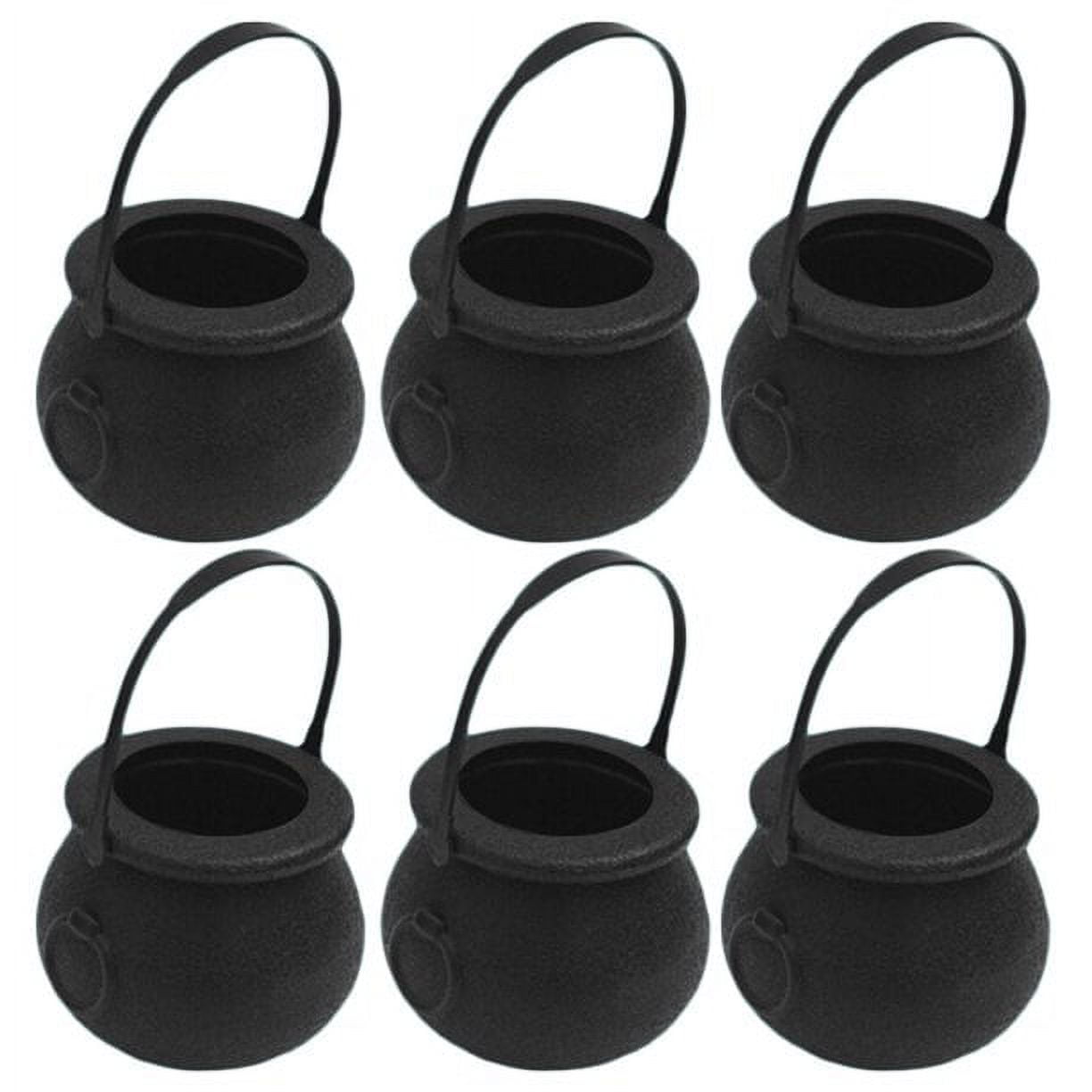 6Pcs Halloween Witch Barrels Kids Portable Witch Bucket Halloween Candy ...
