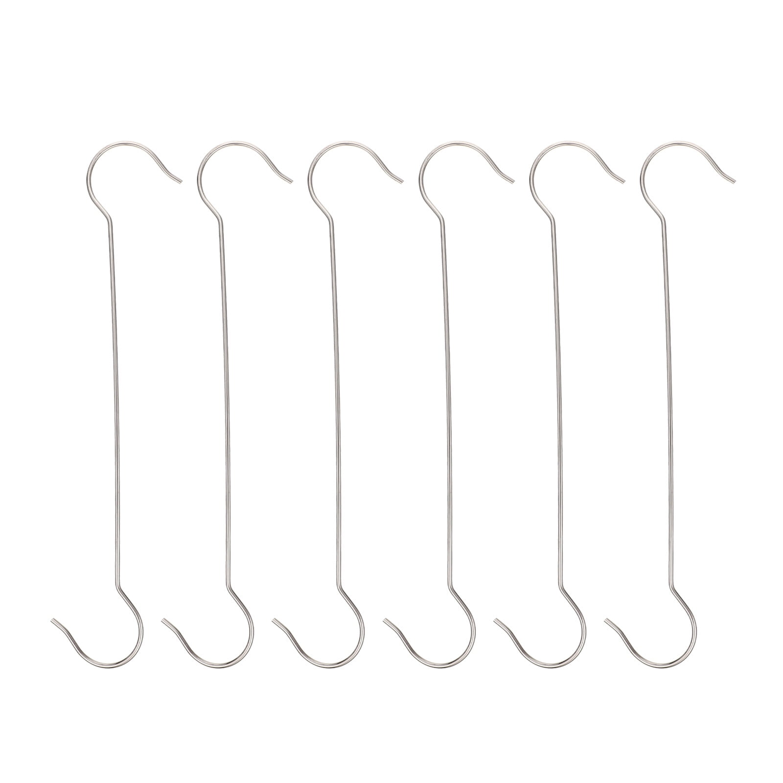 6Pcs Heavy Duty S Hooks for Hanging Plant Bird Feeder Hooks Extension ...