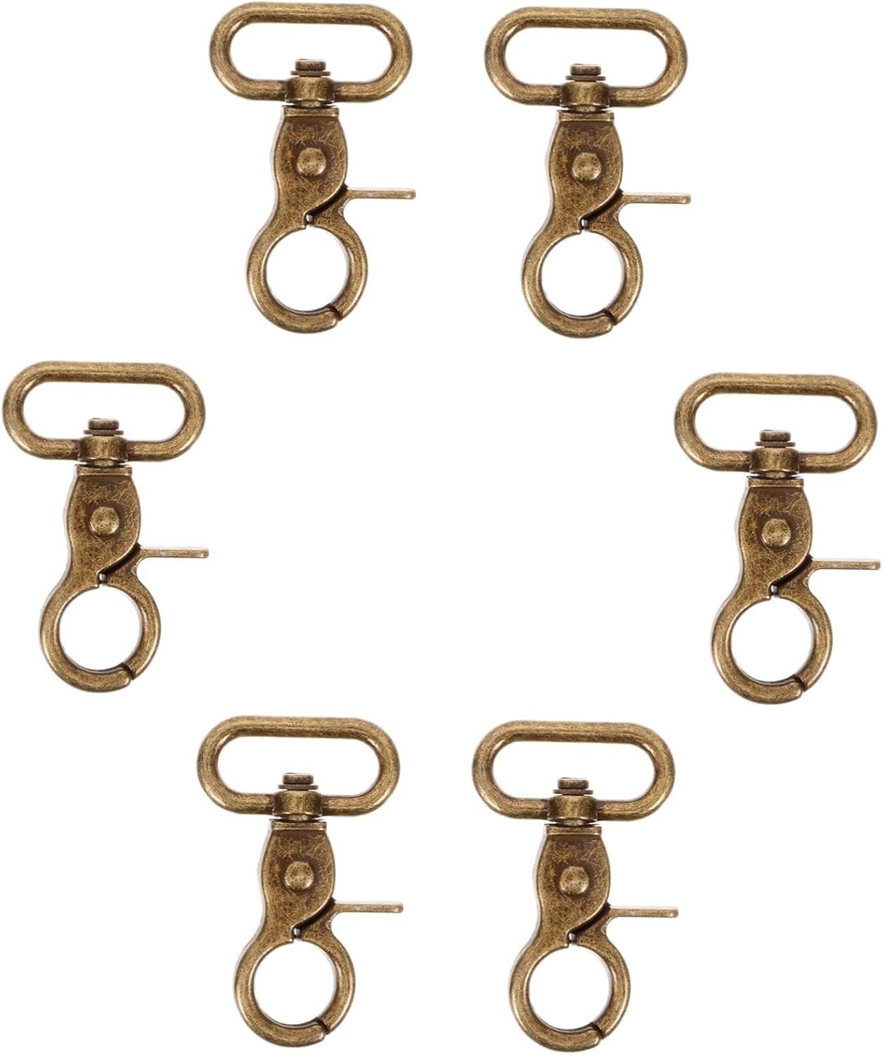 6Pcs Heavy Duty Zinc Alloy Swivel Clasps Replacement Trigger Snap Hooks ...