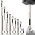 6Pcs High Magnetic Screwdriver Drill Bit Set, Impact Resistant Non-Slip ...