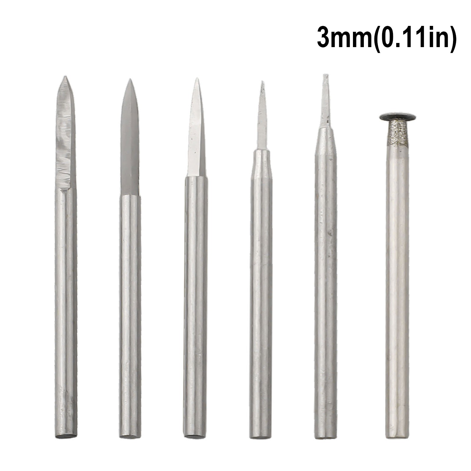 6Pcs High-Speed Wood Carving Drill Bit Set for Rotary Tools - Walmart.com