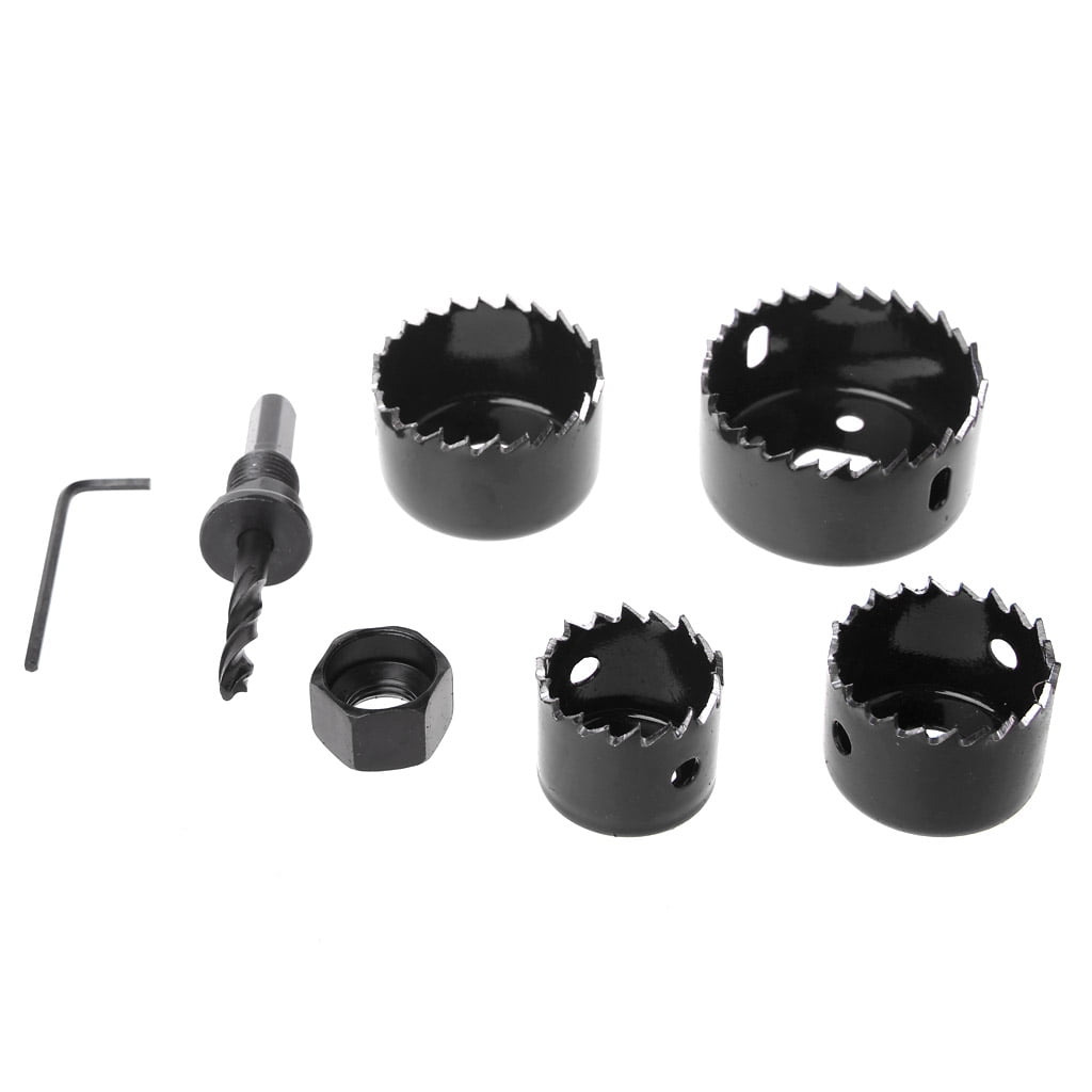6Pcs Hole Circular Saw Set Drill Bit Cutting Cutter Round 32mm 38mm ...