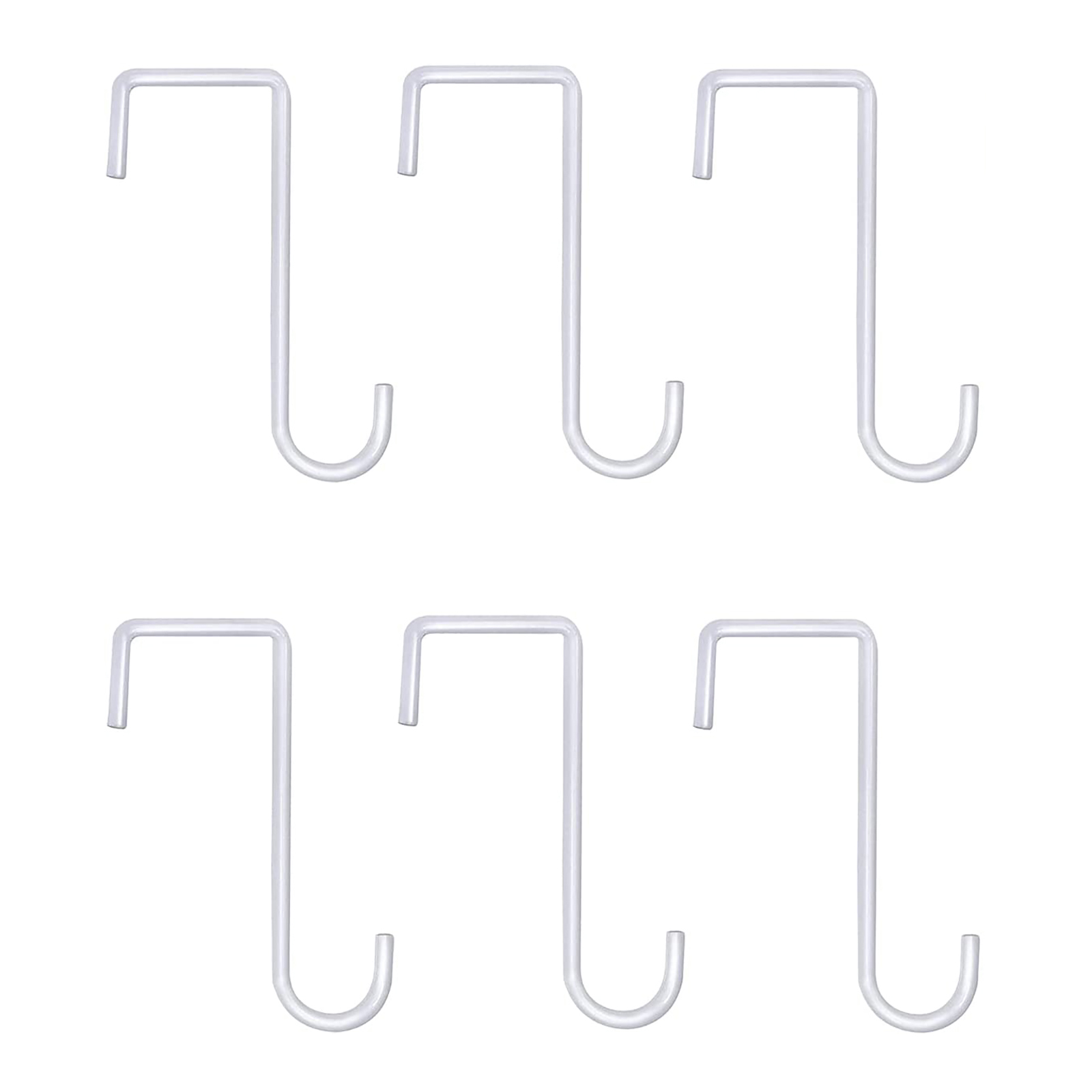 6Pcs Hooks,2 x 6 inch Patios Pergola Hanging Hooks- Powder Coated Steel ...