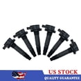 6Pcs Ignition Coil 7T4E-12A375-ED For 2007-2014 Ford EDGE F-150 LINCOLN ...