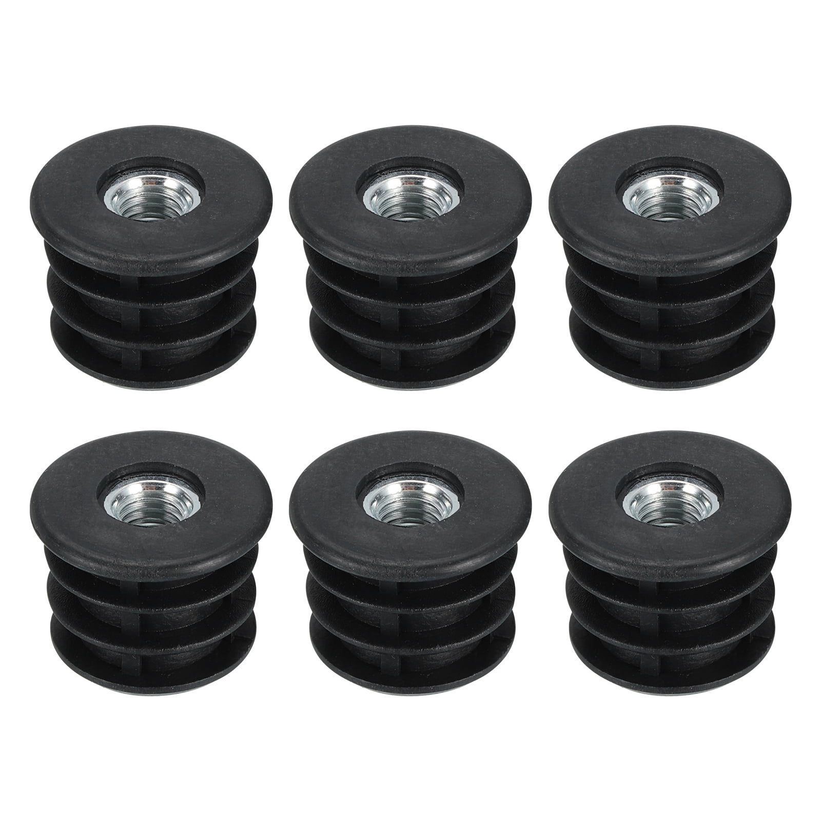 6Pcs Inserts for Round Tubes with M8 Thread, for 25mm/0.98" OD Round ...