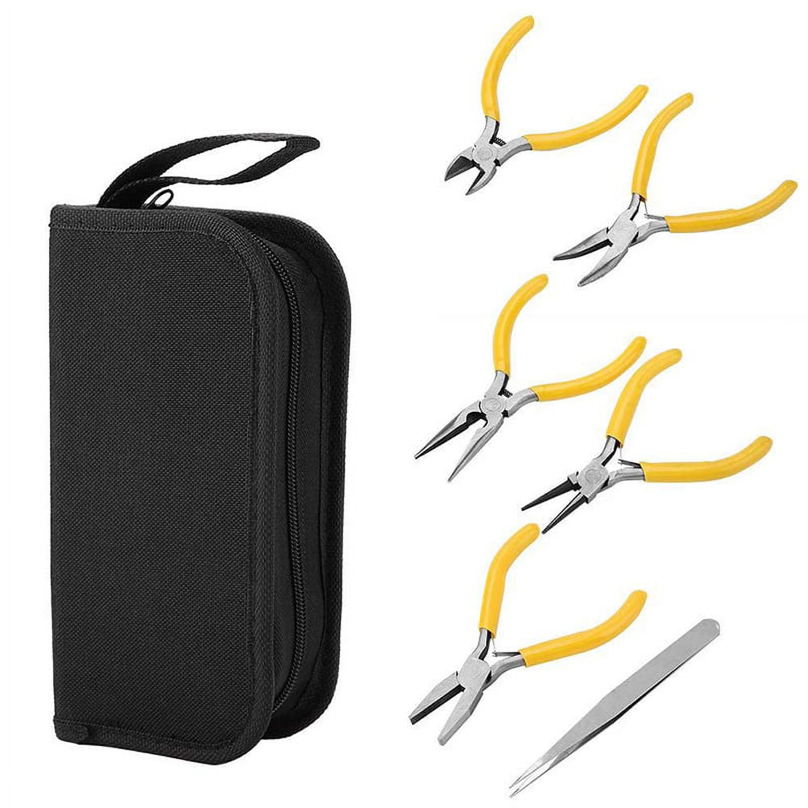 6pcs Jewelers Pliers Set Professional Jewelry Pliers Tools Kit Round