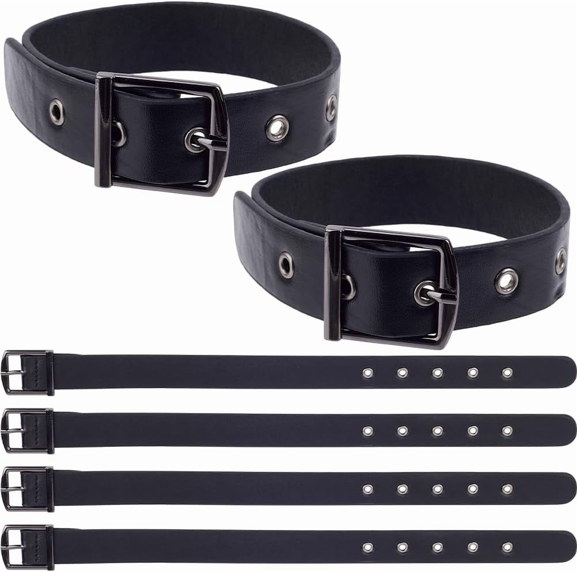 6Pcs Kilt Extender Buckle Straps 16x1 Inch Imitation Leather Cuff Belt ...