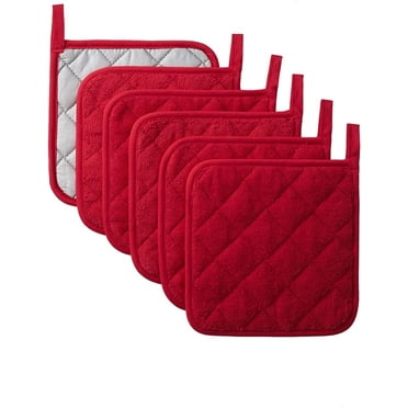 VHC Brands Cotton Pot Holder Set of 2, Heat Resistant, Kitchen ...