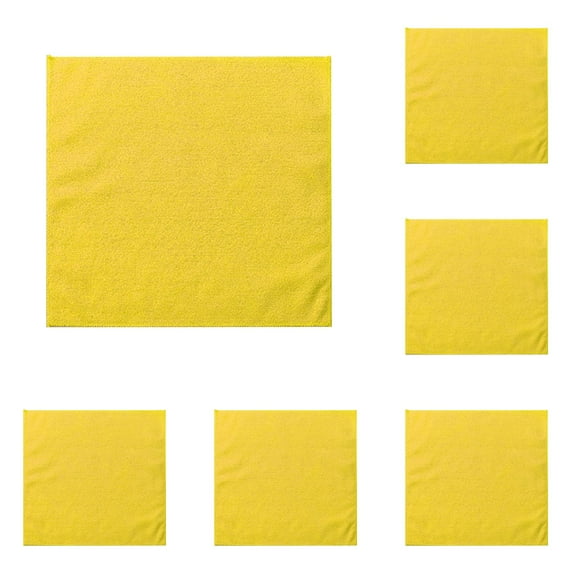 6Pcs Kitchen Towels, Fast Absorbent Microfiber Cleaning Cloth, Clean ...