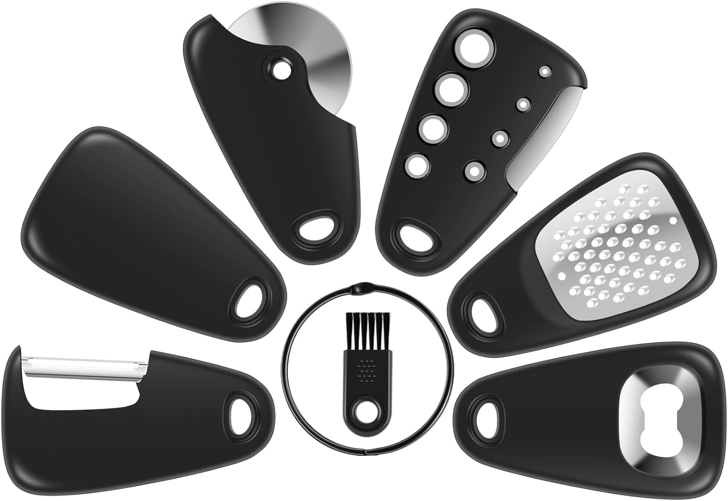 6Pcs Kitchen Utensils Set with Brush, Cooking Utensils Set Cheese ...