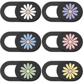 Camera Covers for Phones and Laptops in Black and Clear Styles