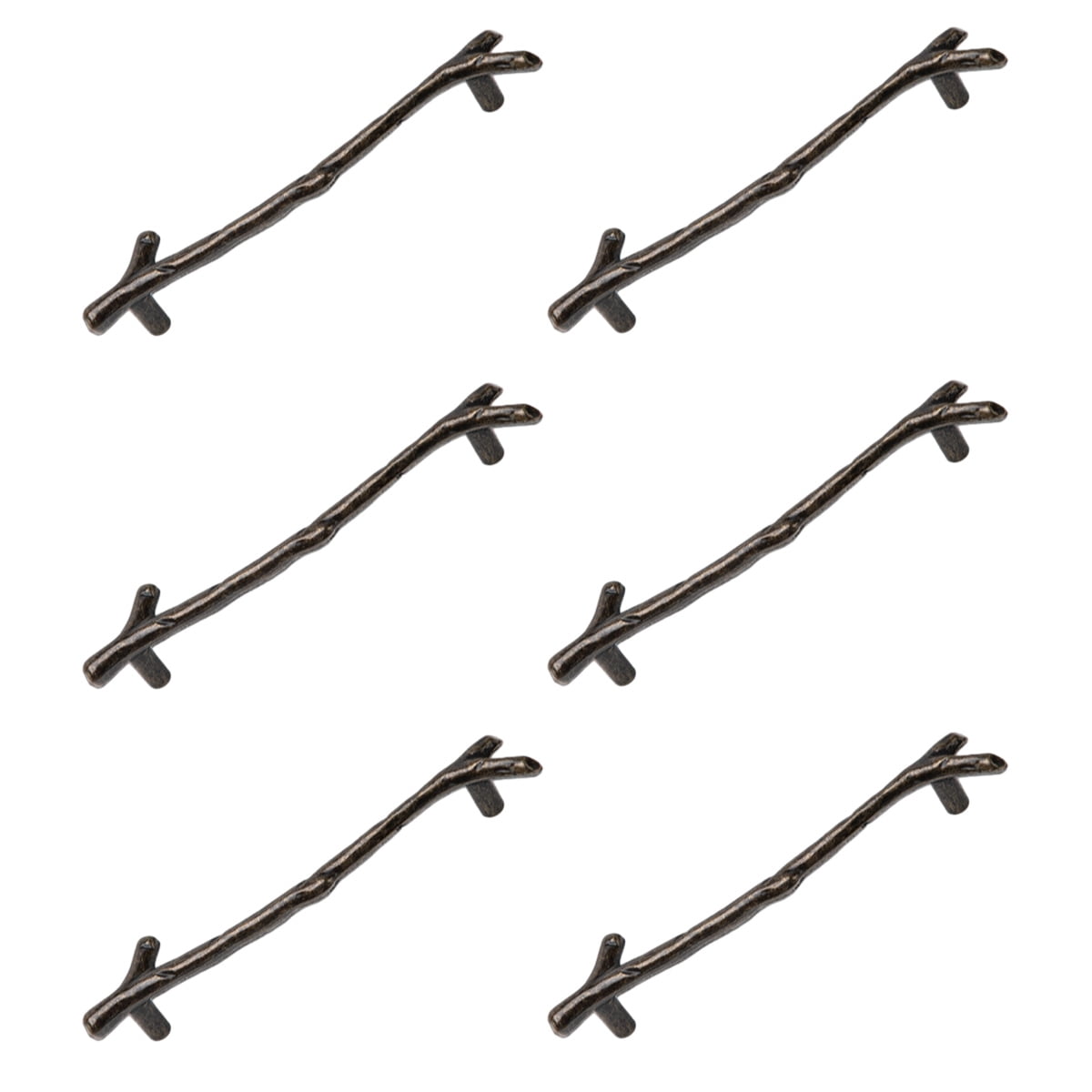 6Pcs Large Vintage Tree Twig Branch Cabinet Knobs Pulls Handles,Zinc Alloy Drawer Pull Handle ...