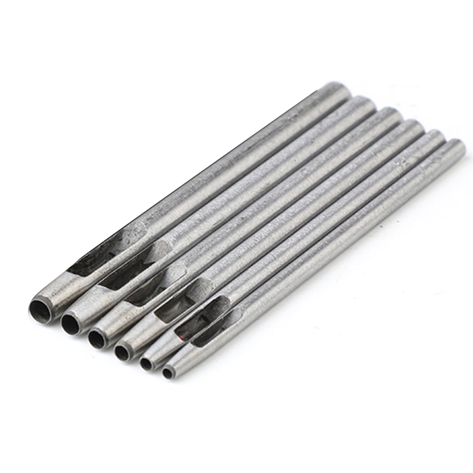 6Pcs Leather Craft Hole Puncher Round Hollow Punches Cutter Tool ...