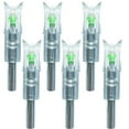 6Pcs Lighted Nocks for Crossbow Led Illuminated Archery Arrows ID 7 ...