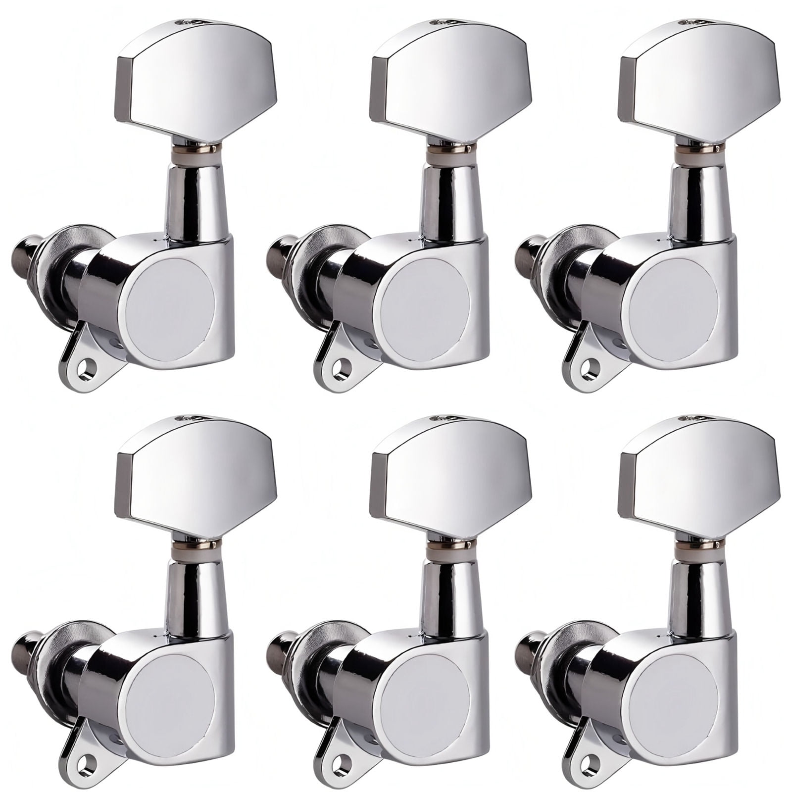 6Pcs Locking Guitar String Tunings Pegs Zincs Alloy Machine Head Tuners ...