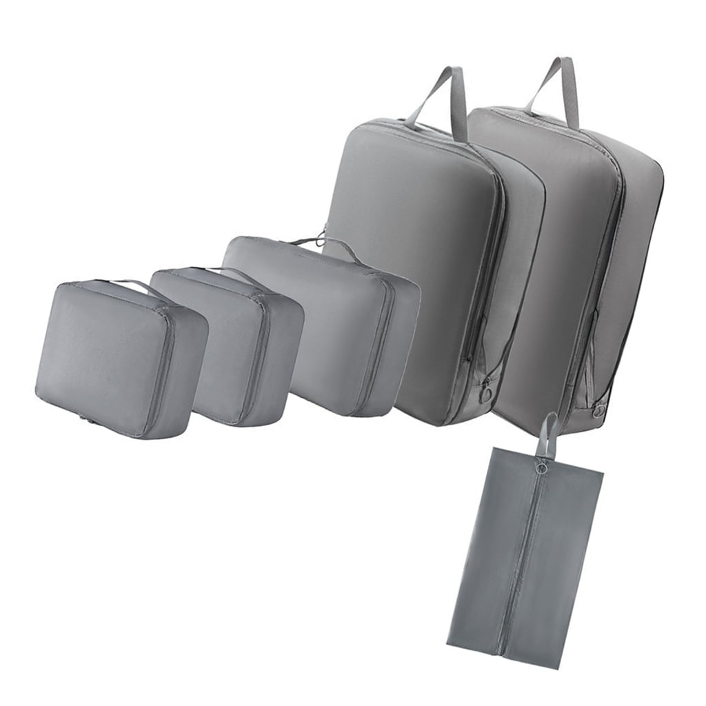 6Pcs Luggage Organizers Set Practical Nylon Packing Cubes Bags ...
