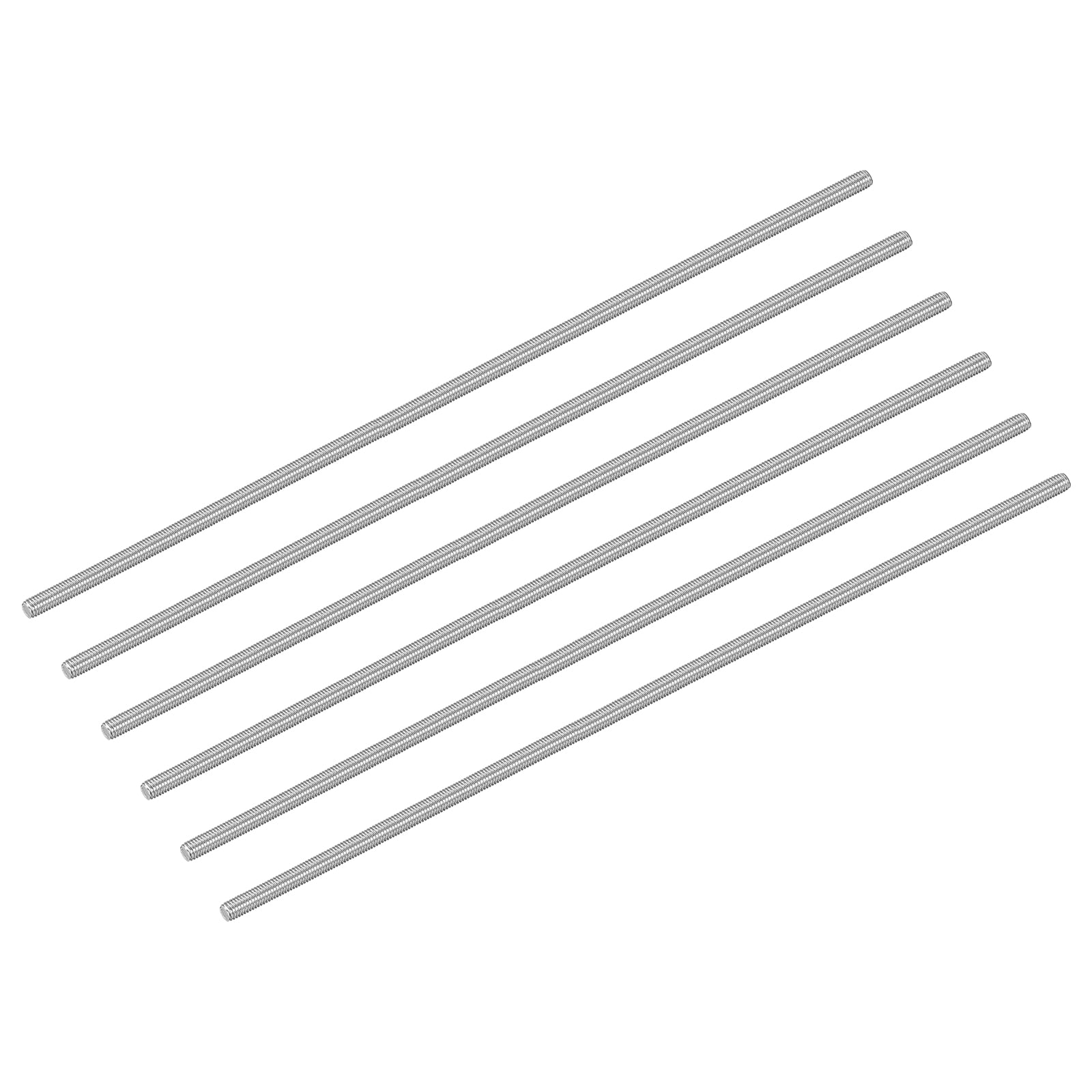 6Pcs M5-0.8x250mm Fully Threaded Rods, 304 Stainless Steel Thread Bar ...