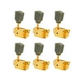 6Pcs Machines Head Knobs Replacement Semi Closed Tuning Pegs Keys Tuner ...