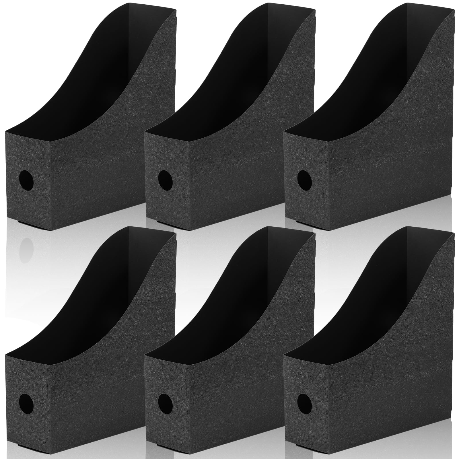 6Pcs Magazine File Holder Durable Vertical File Holder Large Capacity ...