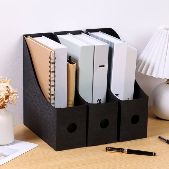 6Pcs Magazine File Holder with Lables, Cardboard Magazine Files ...