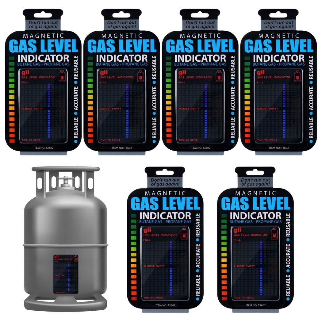 6Pcs Magnetic Gas Level Indicators, Reusable Propane Fuel Level ...