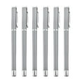 6Pcs Metal Ballpoint Pen Ballpoint Pen with Pen Clip Business Signing ...