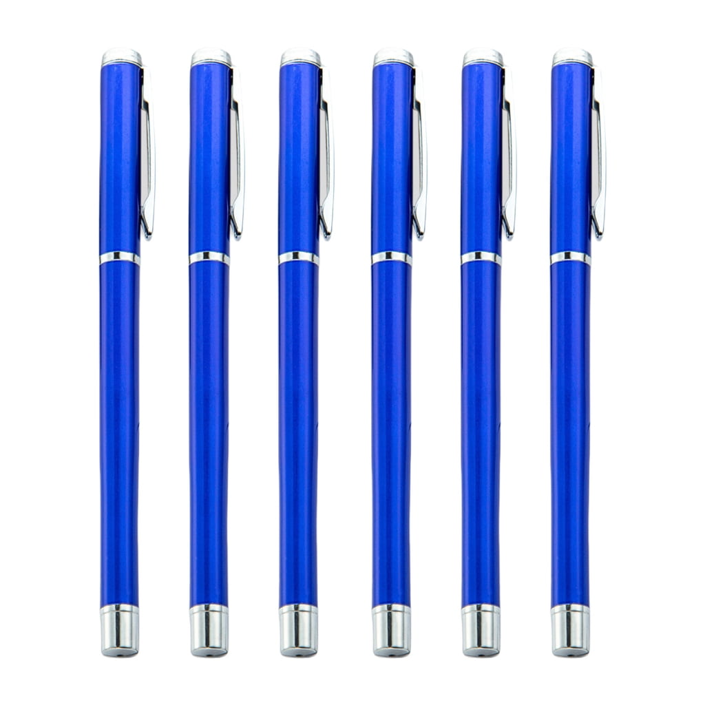 6Pcs Metal Ballpoint Pen with Pen Clip Signing Pen Ballpoint Pen Guest ...