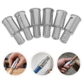 6Pcs Metal Broom Handle Threaded End Adapter for Stable Push Broom Pole ...