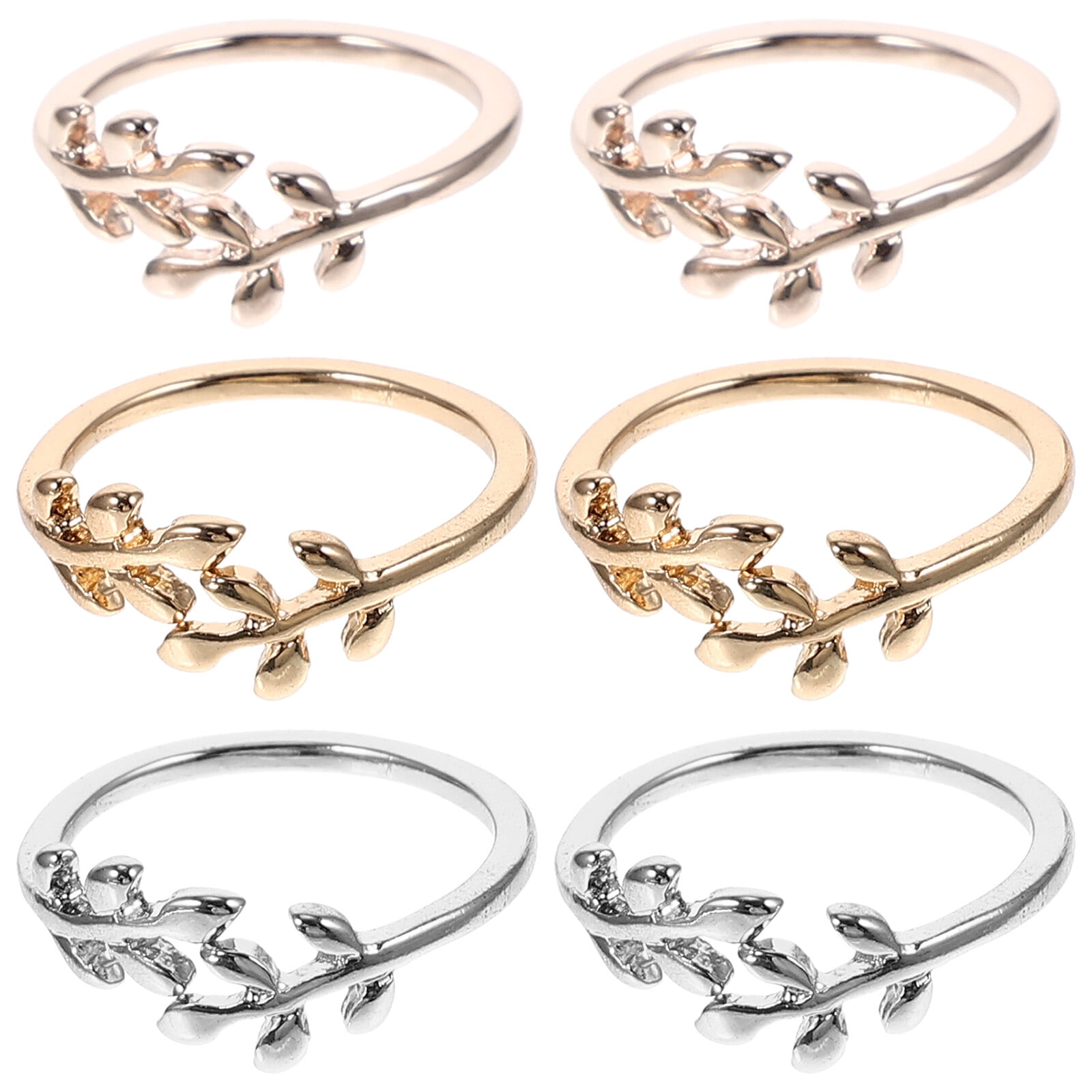 6Pcs Metal Crochet Rings Delicate Knitting Thimbles Finger Rings ...