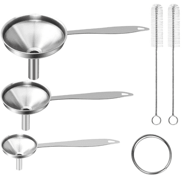 Norpro Kitchen Utensils: Stainless Steel Funnels for Cooking Use, Set ...