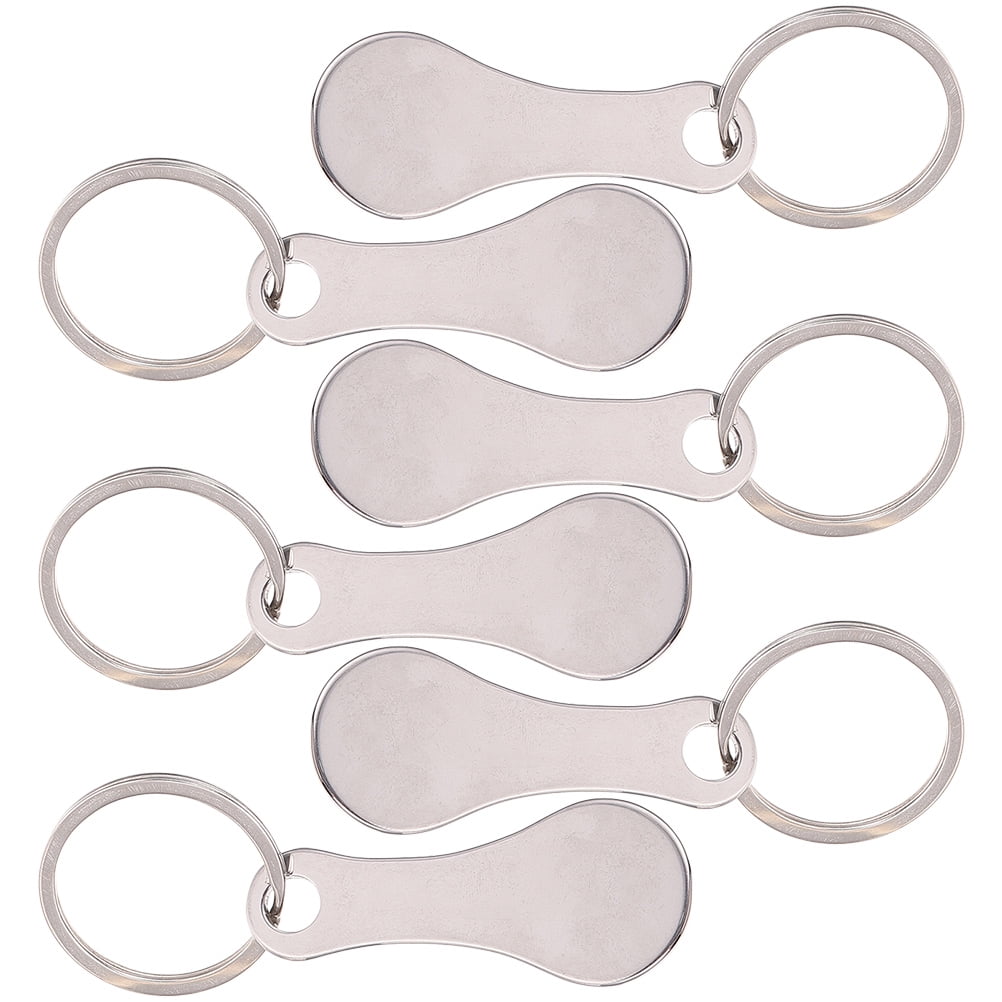 6Pcs Metal Trolley Tokens Convenient Trolley Tokens Hanging Trolley ...