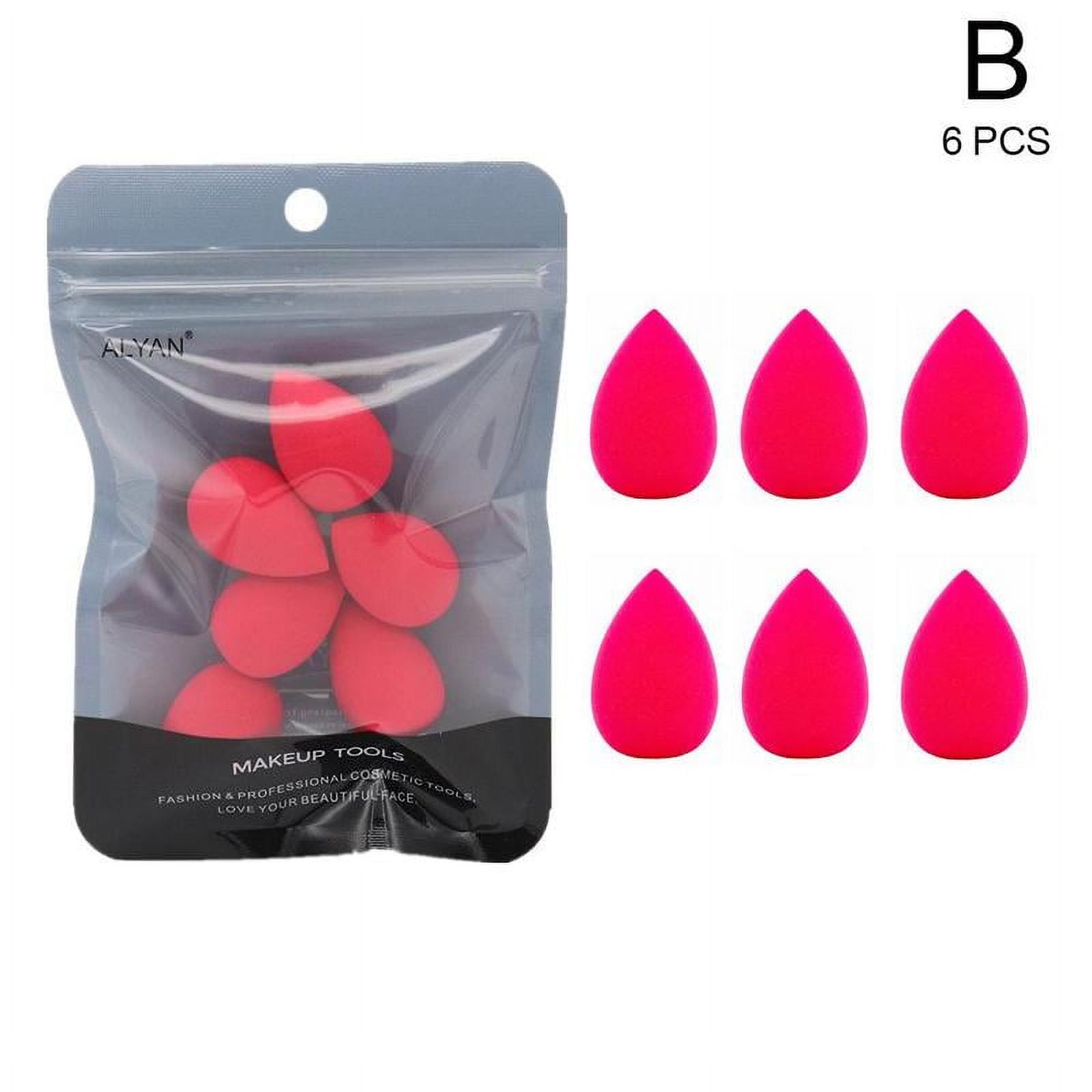 6Pcs Mini Sponge Beauty Set Gourd Water Drop Makeup Egg Powder NEW ...