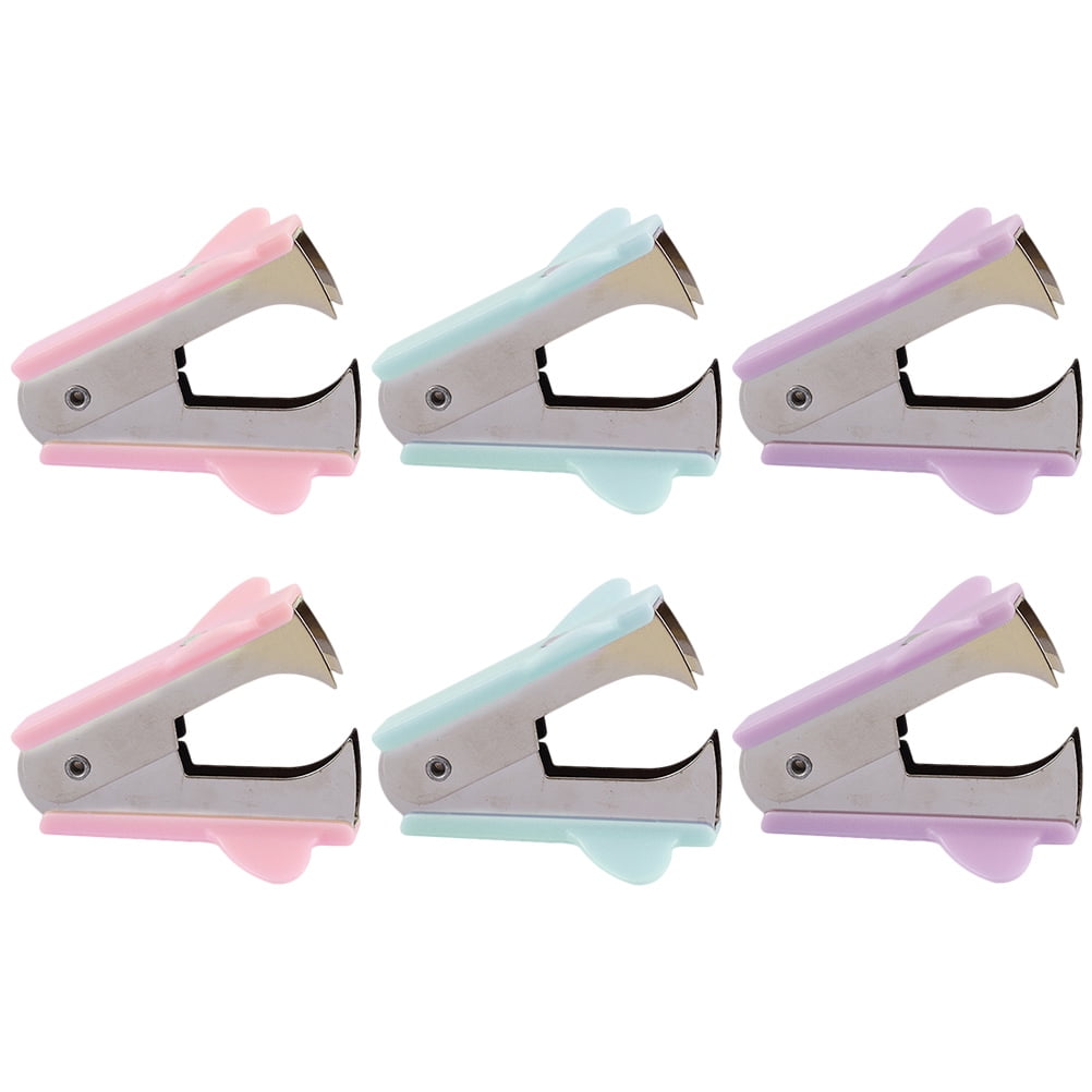 MERRYHAPY Assorted Color Staple Remover 6Pack PP and Aluminum Alloy ...