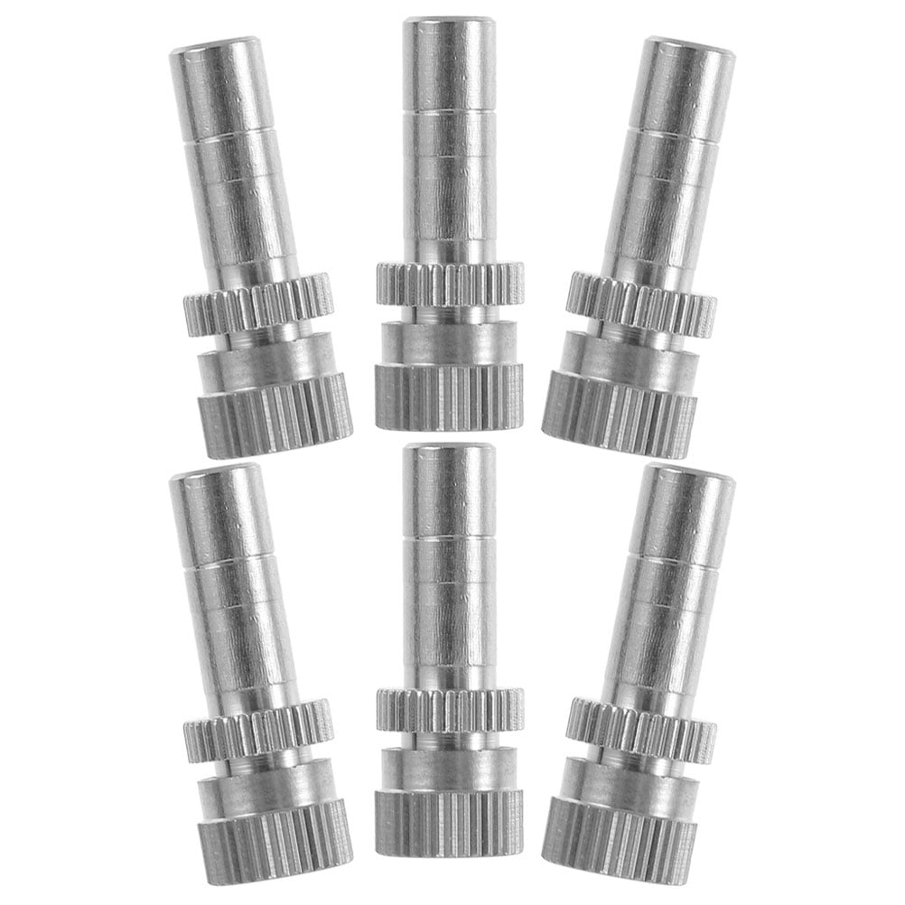 6Pcs Misting Nozzle Atomizing Spray Mister Nozzle Metal Mister Nozzle ...