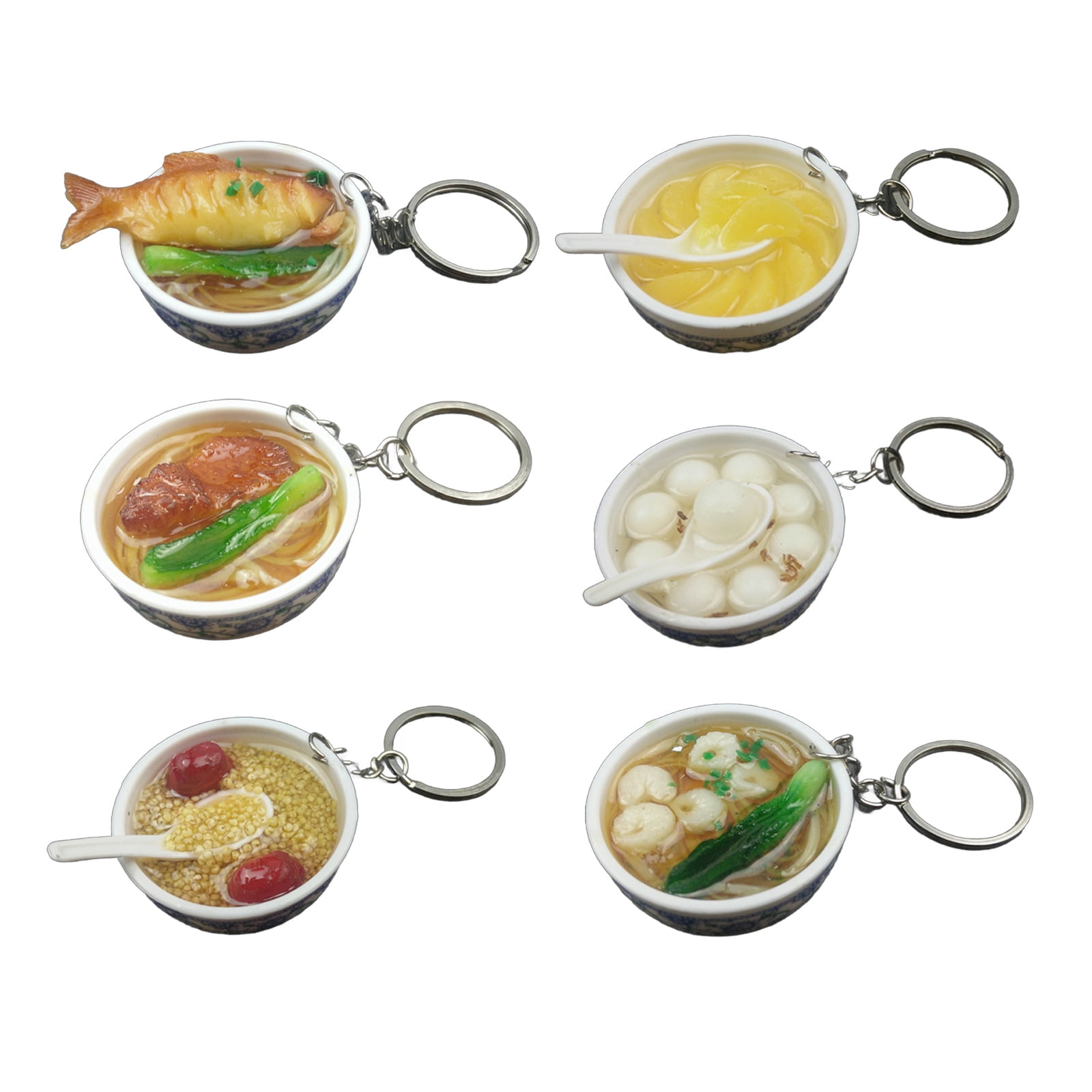 6Pcs Model Keychains For Key Decoration and Themed Party Accessory ...