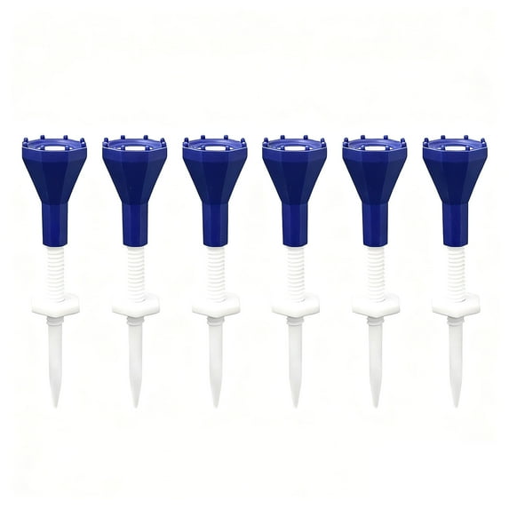 6Pcs Multipurpose Golf Tees Silicone Head Protections Height Adjustment ...