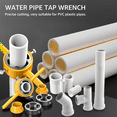 6Pcs NPT Die Set, PVC Thread Maker Tool, Pipe Threader Plumbing Tool ...