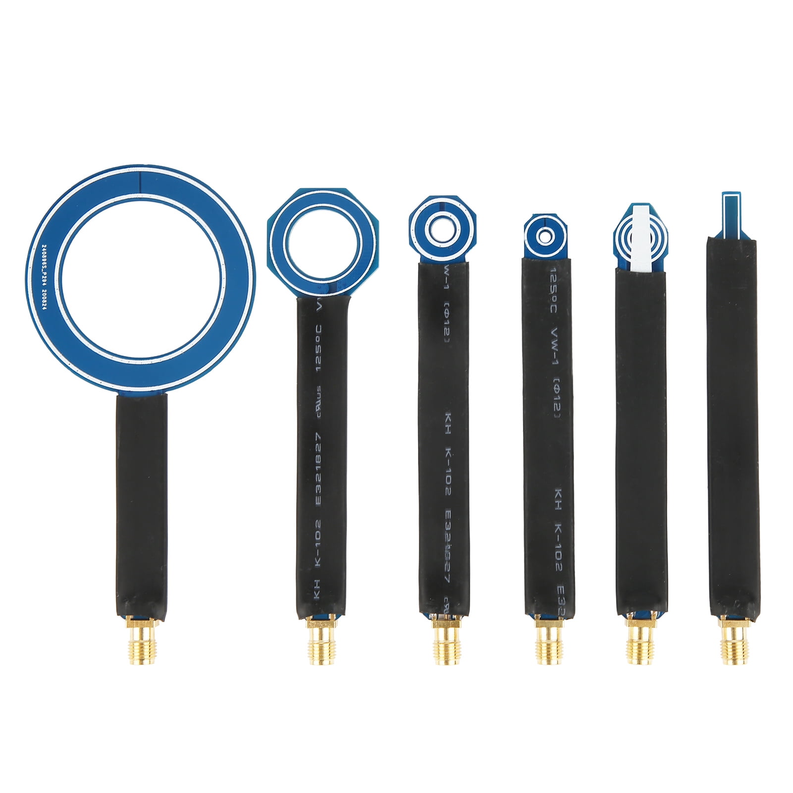 6Pcs Near‑Field Magnetic Field Probes Set EMI SMA Conduction Radiation ...