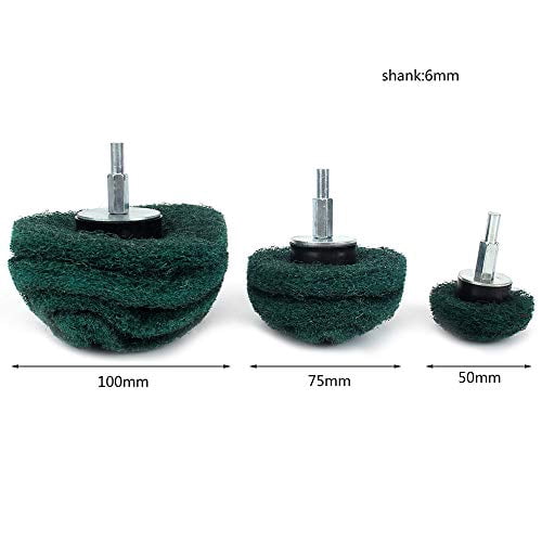6Pcs Nylon Fiber Buffing Polishing Mushroom Wheel For Drill,Sanding ...
