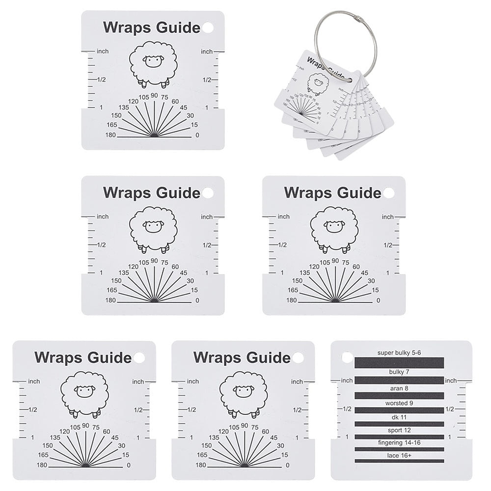 6Pcs PVC Sewing Rulers Measure Rulers with 1Pc Iron Loose Leaf Book ...