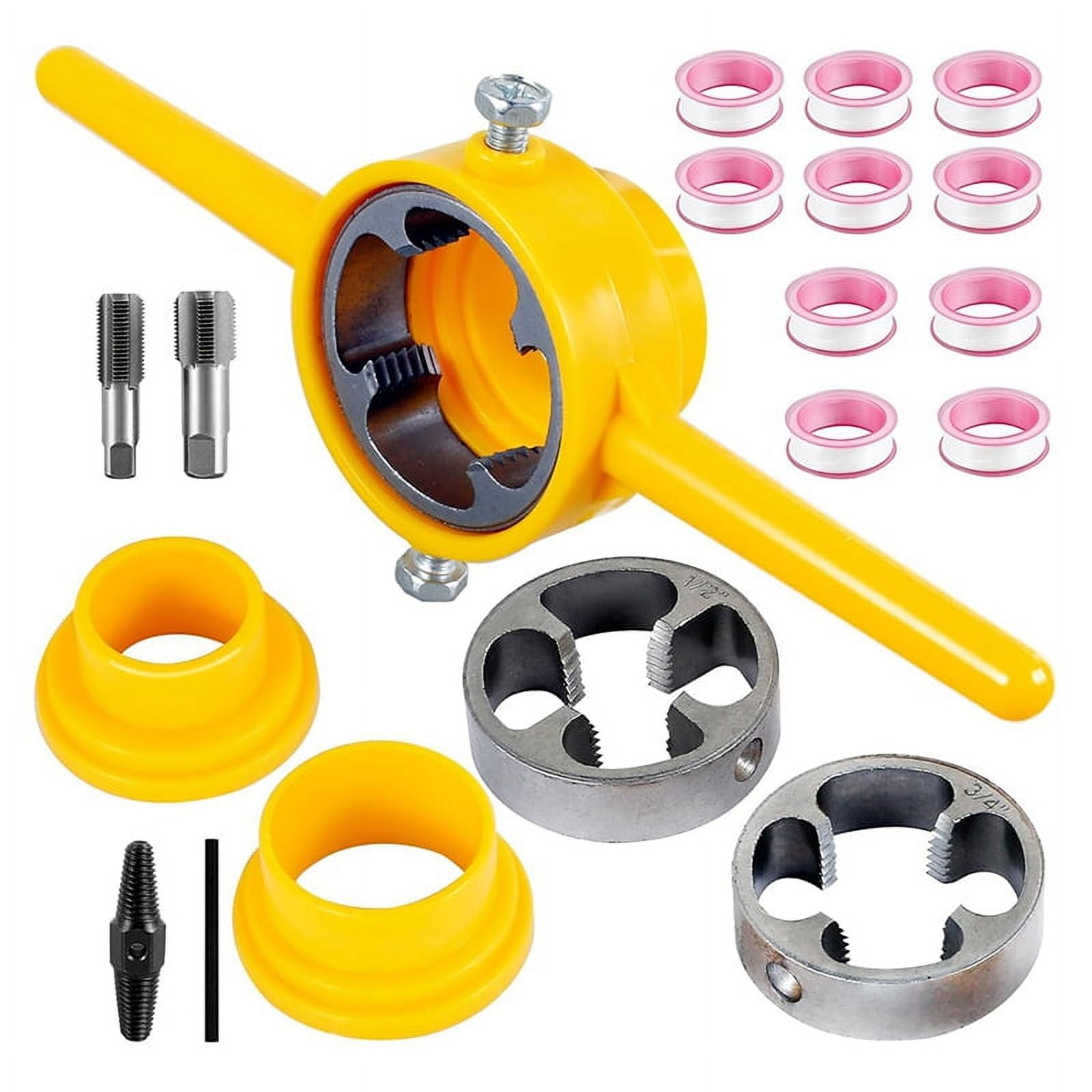 6Pcs PVC Thread Maker Tool, Pipe Threader Plumbing Tool, Pipe Threader ...