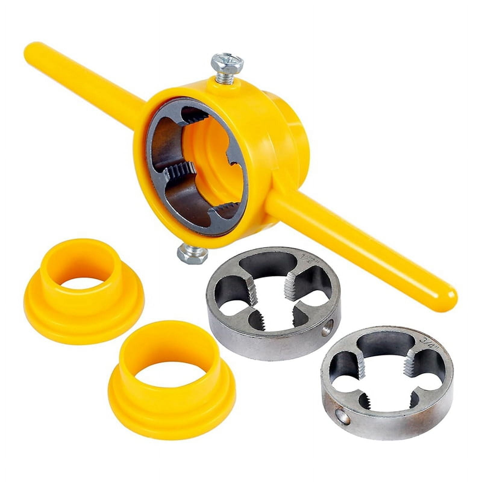 6Pcs PVC Thread Maker Tool, with 1/2 Inch 3/4 Inch 1 Inch Dies Reusable ...