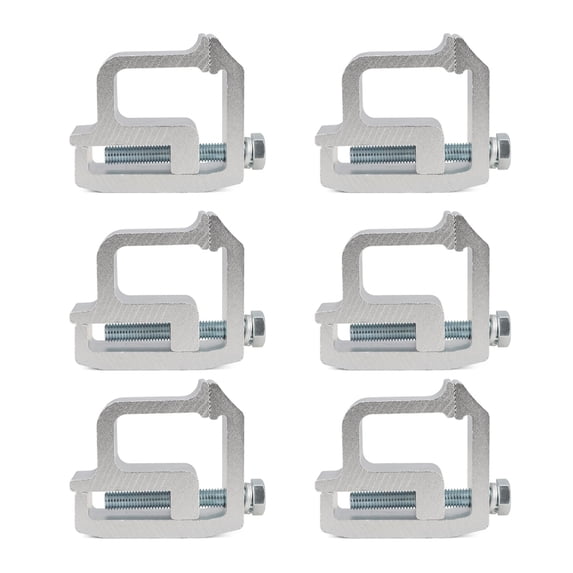 6Pcs/Pack Mounting Clamps Truck Caps Clamps Aluminum Truck Clamps Heavy ...