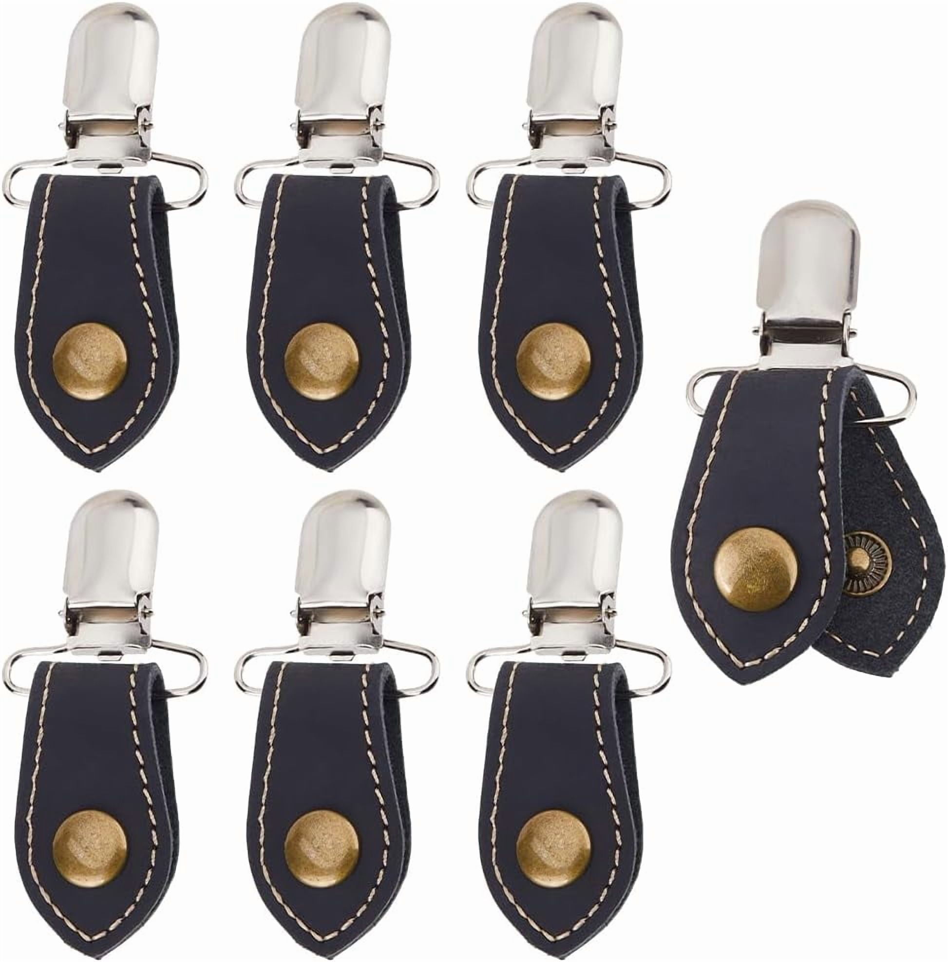 6Pcs Pant Leg Clamp Jeans Pant Leg Clamps Straps Clips Holder ...