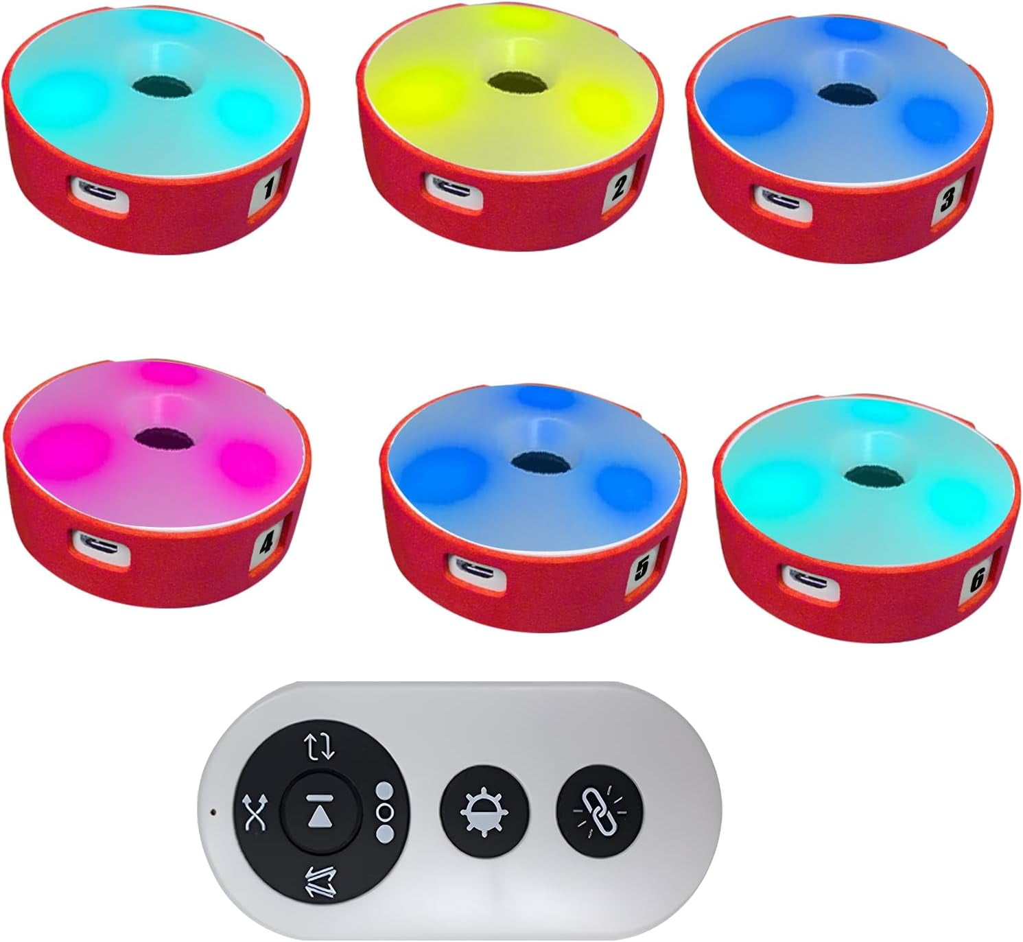 6Pcs/Pk Agile Reaction Training Lamp Set, Reaction Training Light Speed ...