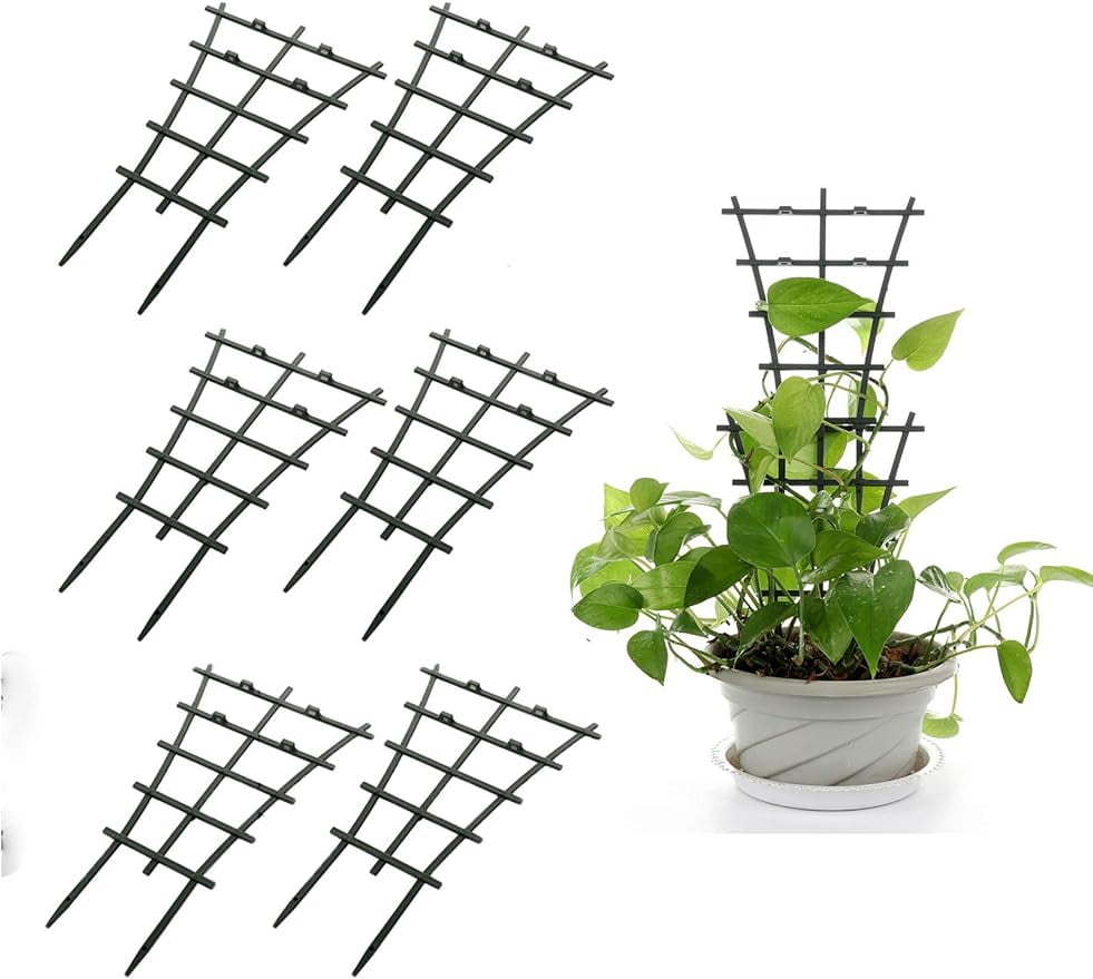 6Pcs Plant Climbing Trellis Supports, DIY Garden Mini Superimposed ...