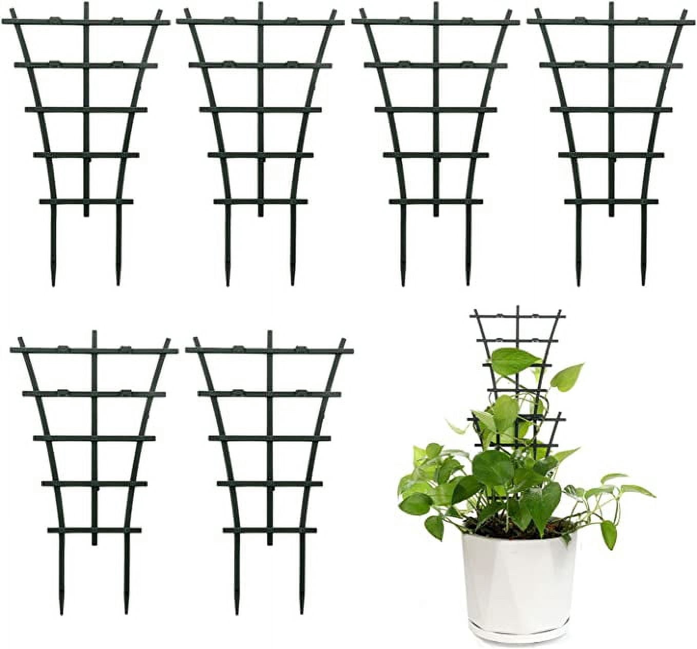 6Pcs Plant Climbing Trellis Supports, DIY Garden Mini Superimposed ...