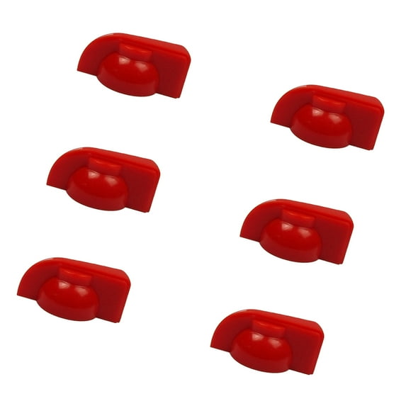 6Pcs Plastic Chicken Head Pointers Knob Effect Pedal Knobs Replacement Plastic Guitar Amplifier ...