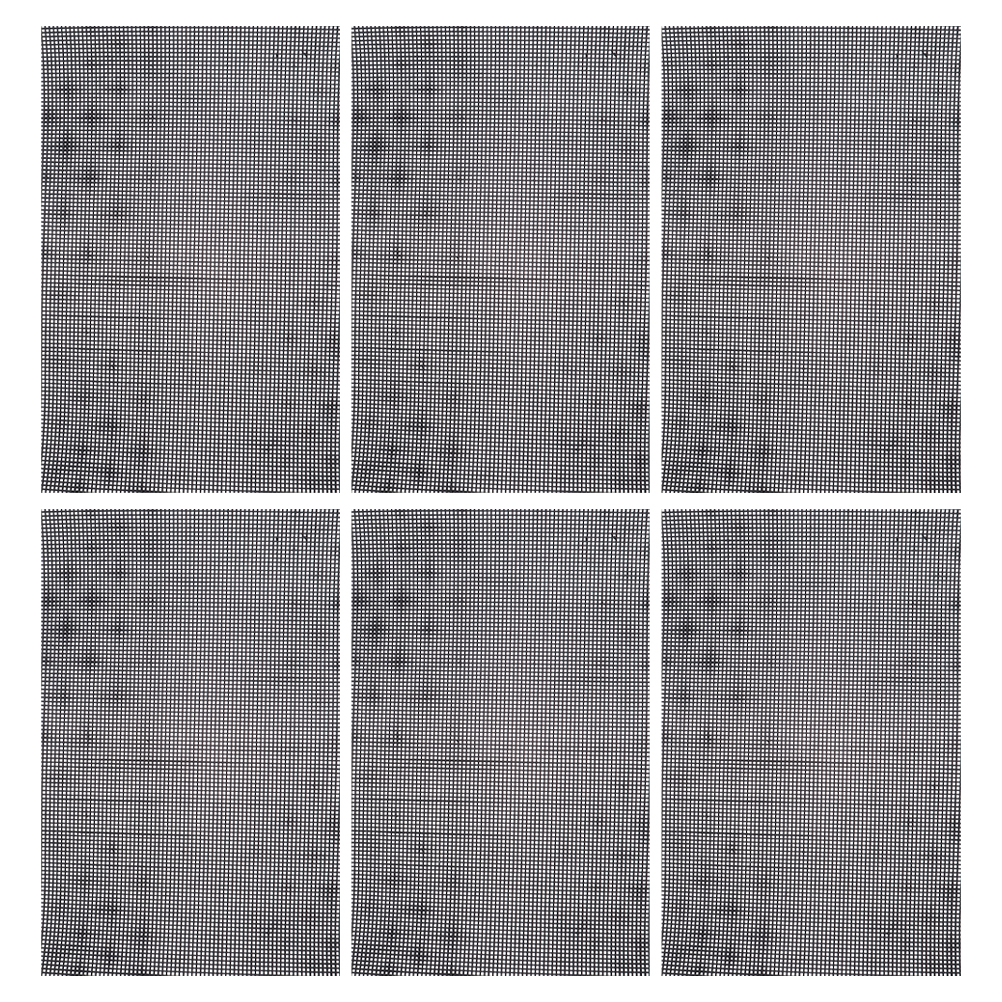 6Pcs Plastic Mesh Sheets Rectangular Mesh Sheets DIY Handmade Beaded ...